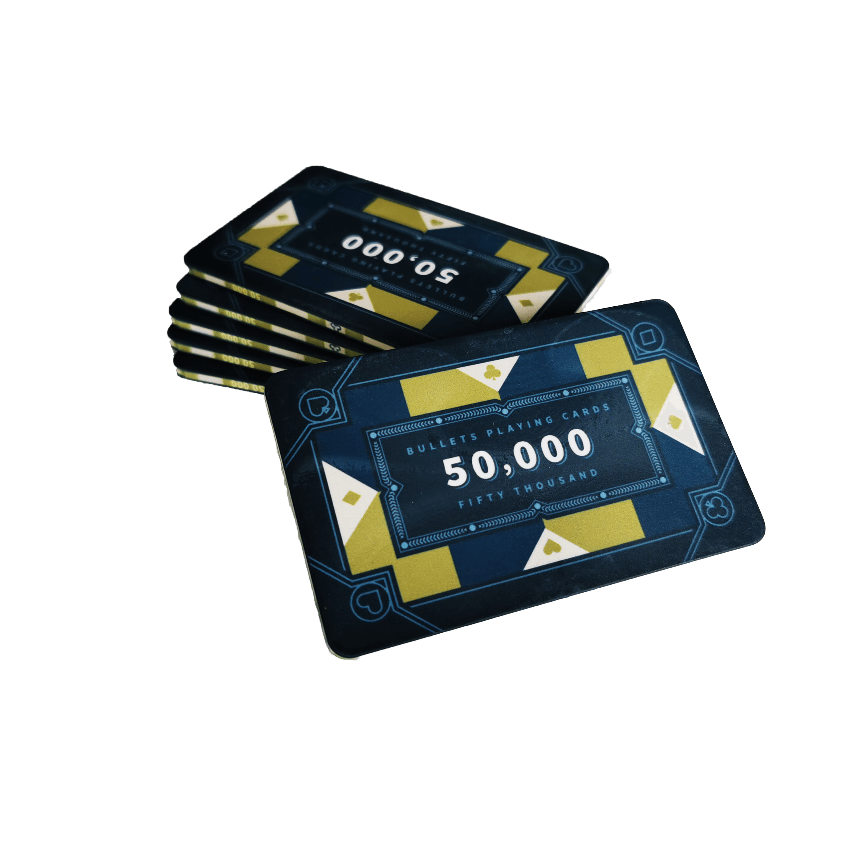 Poker Plaques – Bullets Playing Cards