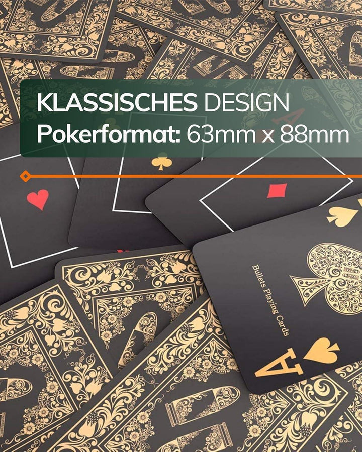 Bullets Playing Cards - The upgrade for your poker evening